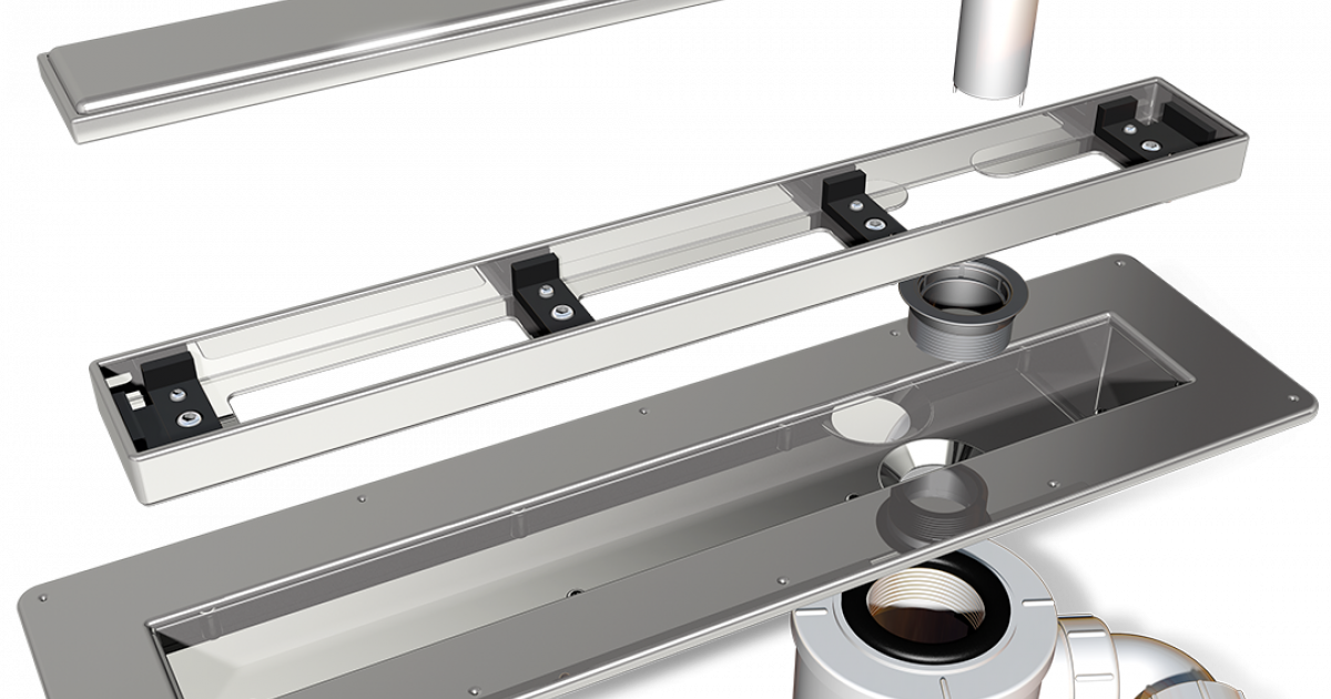 Channel T-Drain For Dukkaboard Shower Trays | Dukkaboard